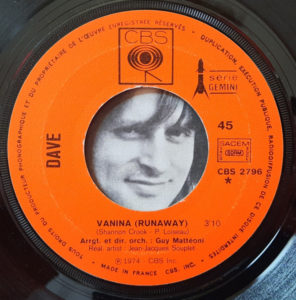 DAVE – Vanina – Histoires des chansons