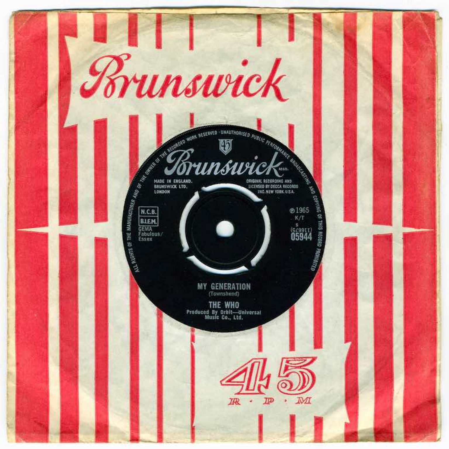 THE WHO – My generation – Histoires des chansons