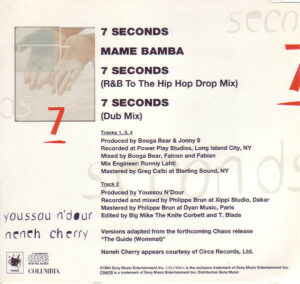 YOUSSOU N’DOUR NENEH CHERRY – 7 seconds – Histoires des chansons