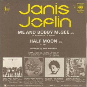 JANIS JOPLIN – Me and Bobby McGee – Histoires des chansons