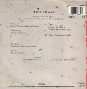 TEN SHARP – You – Histoires des chansons