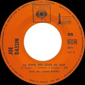 JOE DASSIN – Le petit pain au chocolat – Histoires des chansons