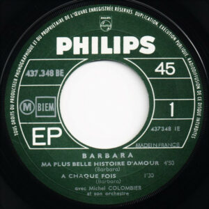 BARBARA – Ma plus belle histoire d’amour – Histoires des chansons